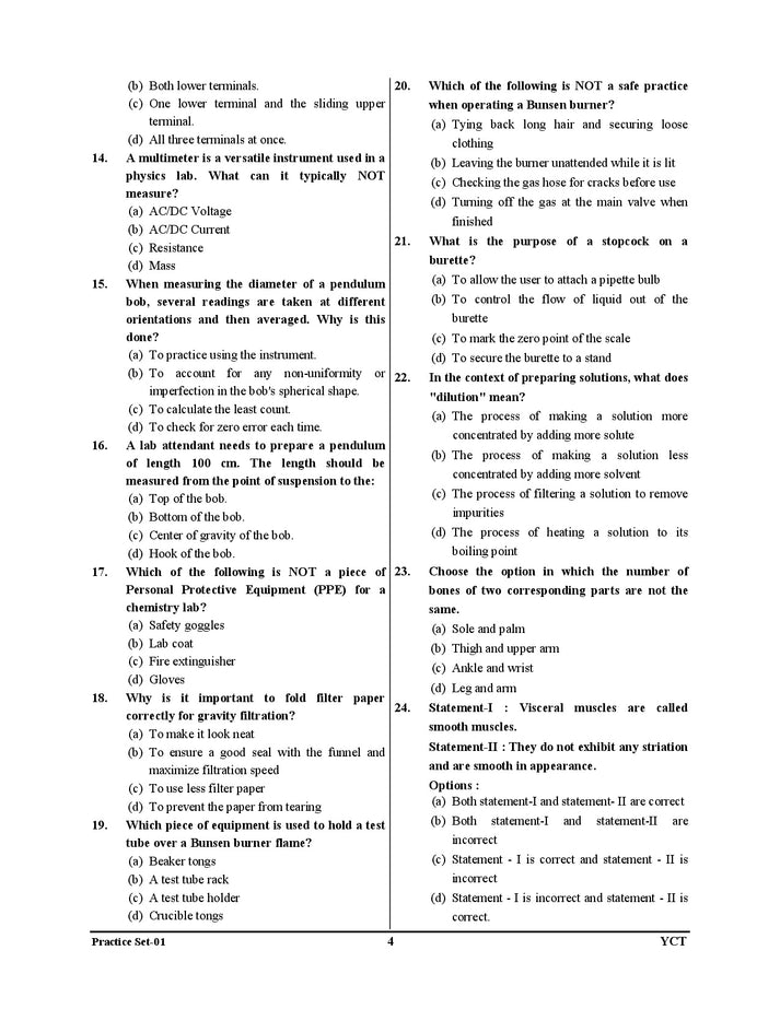 EMRS TIER-II LAB ATTENDANT (MAINS) Practice Book Objective+Descriptive ...
